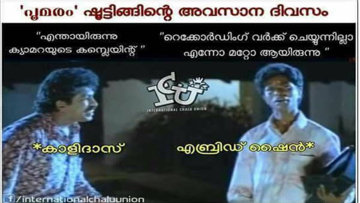 Again Kalidas Jayaram's Poomaram troll - Malayalam Filmibeat