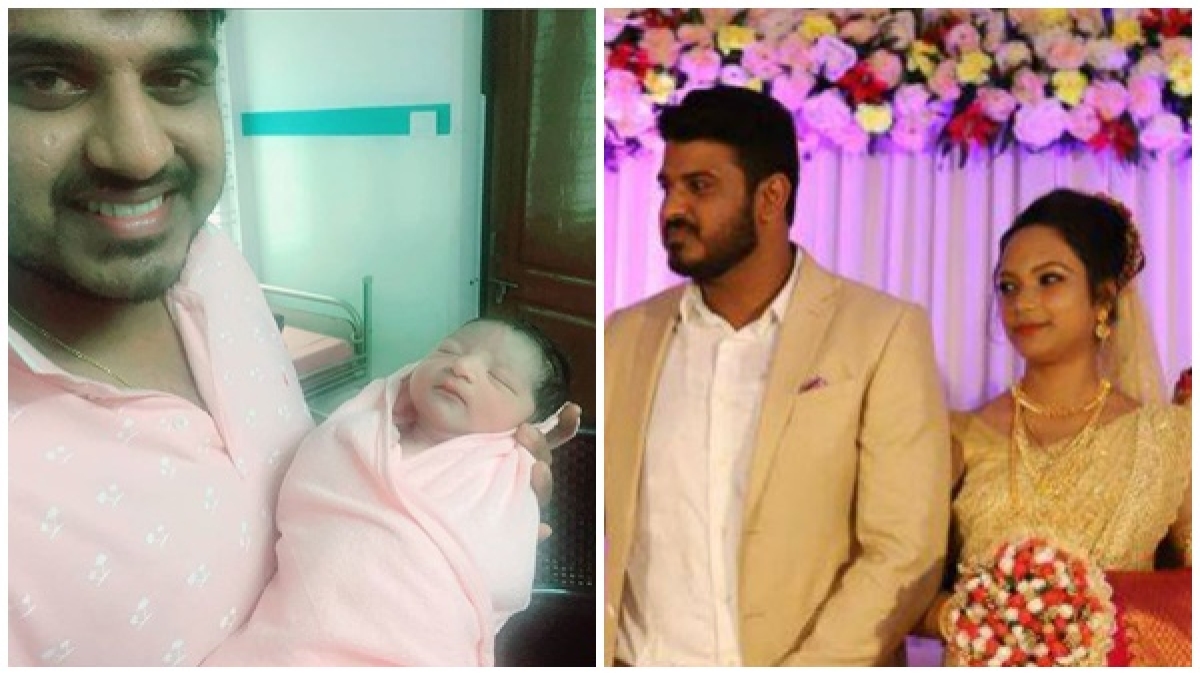 Bibin George becomes father, he shares his daughters first photo ...