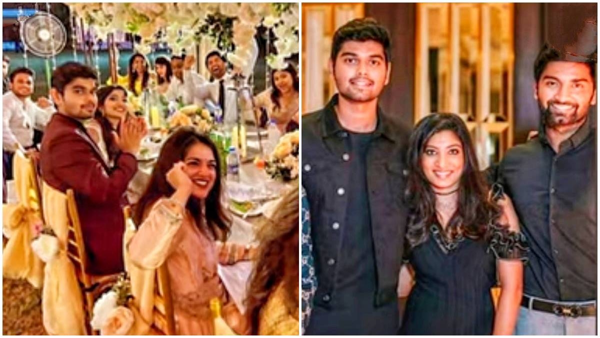 Vijay's Niece Sneha Britto And Atharvaa's Brother Akash Murali Wedding Stills Are Getting Viral ...
