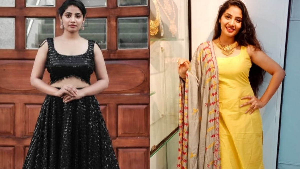 asianet koodevide serial fame anshitha akbarsha latest photo shoots ...