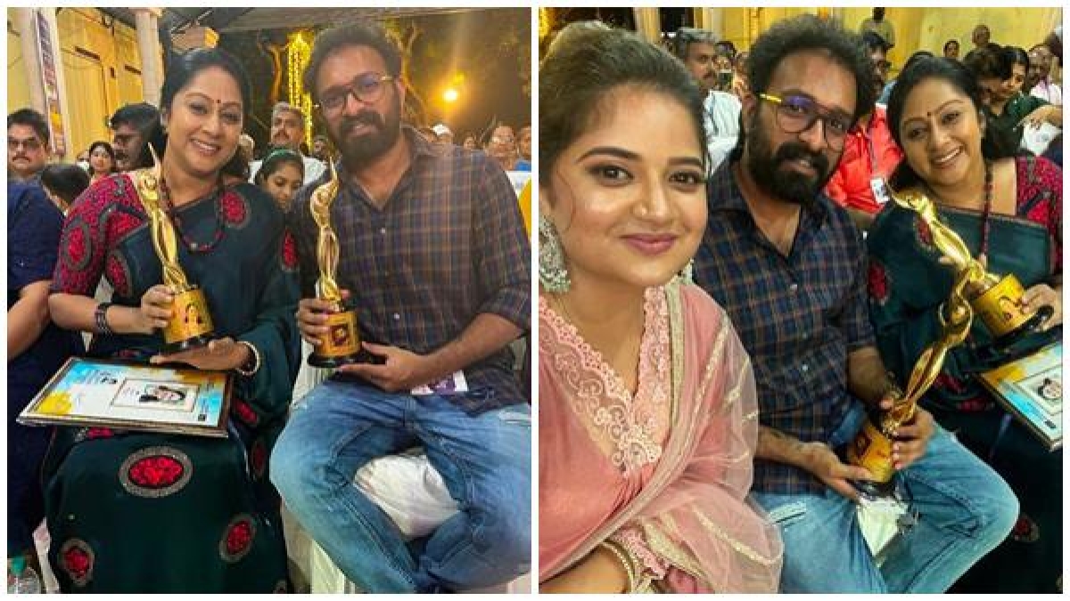 Actress Chippy Renjith And Sajin Got Best Actress and Best Actor Award ...