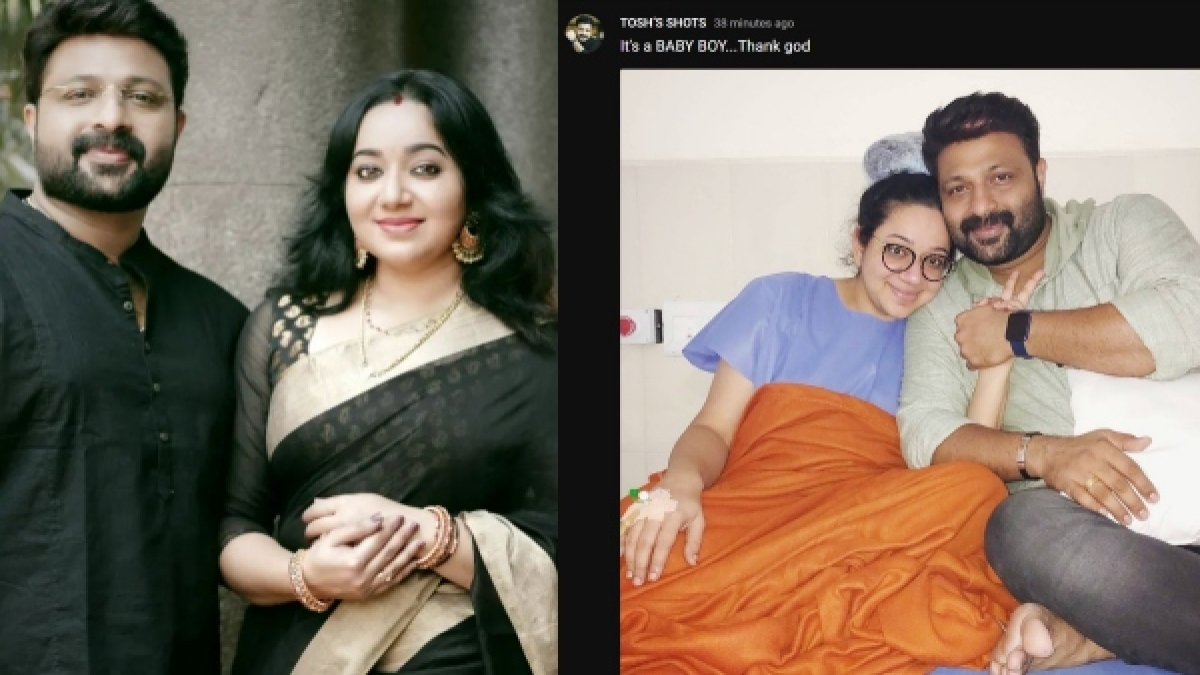 Actress Chandra Lakshman And Tosh Christy Blessed With A Baby Boy Photo ...