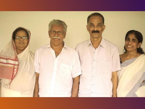 Ashiq and Rima's parents pose for picture together - Malayalam Filmibeat
