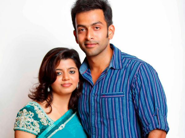 Prithviraj talk about his love with Supriya - Malayalam Filmibeat