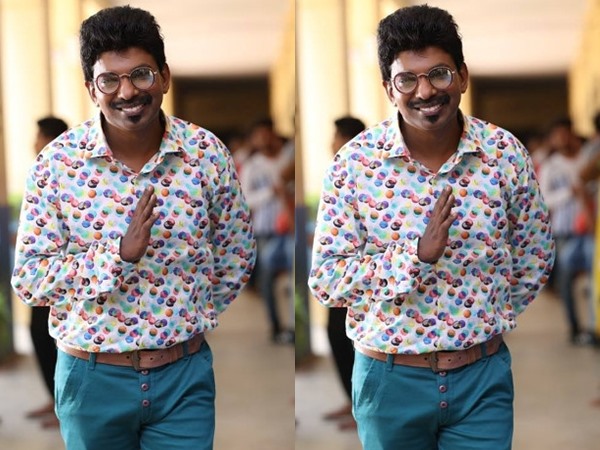 First Look Of Santhosh Pandit From Mastepiece! - Malayalam Filmibeat