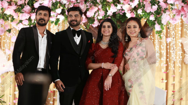 Adil Ibrahim's Marriage Reception Pics | ആദില്‍ ഇബ്രാഹിം വിവാഹിതനായി ...