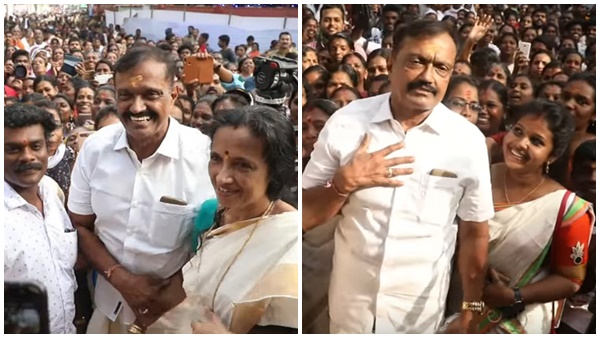 bheeman raghu visits attukal pongal with wife| ഭാര്യയ്ക്കൊപ്പ ഭീമൻ രഘു ...