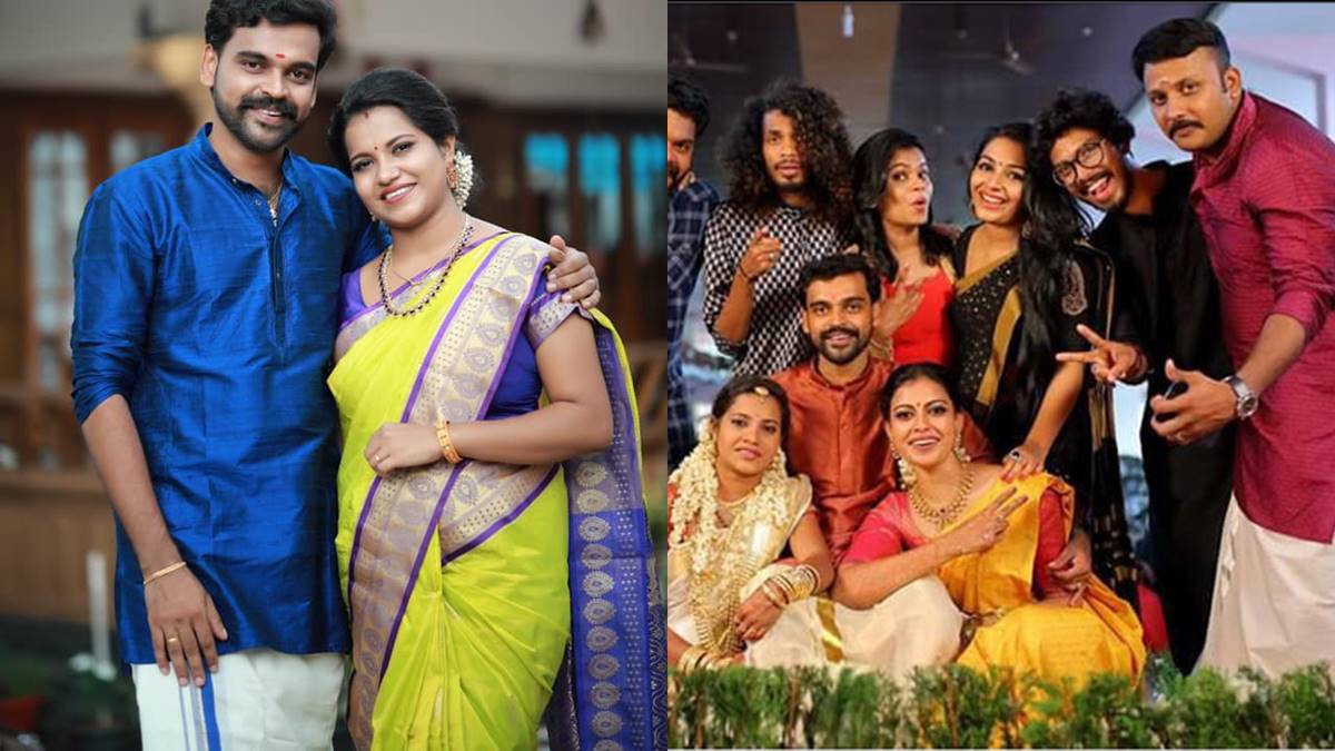 Actress Anusree's wishes to her brother on his wedding anniversary ...