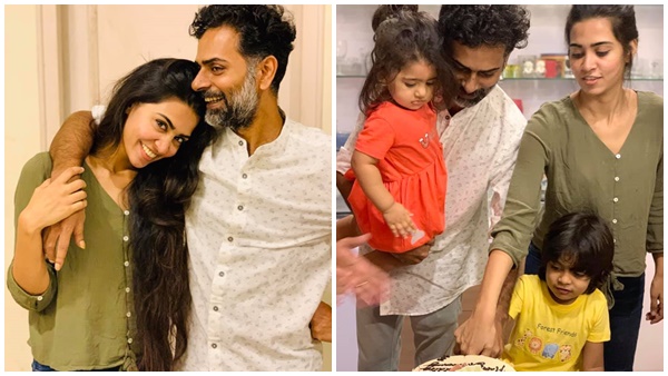 alphonse puthren and wife aleena celebrated their fifth wedding ...