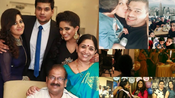 actress kavya madhavan brother midhun family photos viral on social ...
