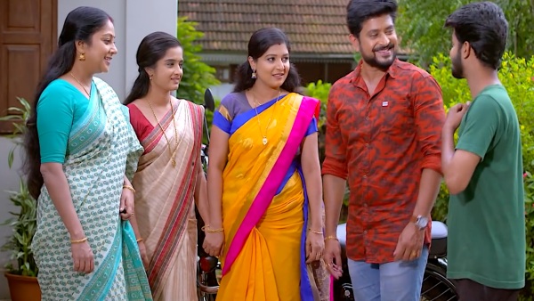 santhwanam serial promo: aparna praised her father thampi's gifts ...