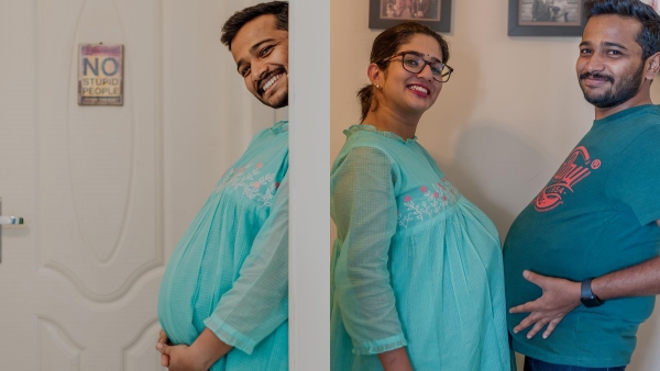 Director Basil Joseph Shared His Wife Elizabeth Maternity Photoshoot ...