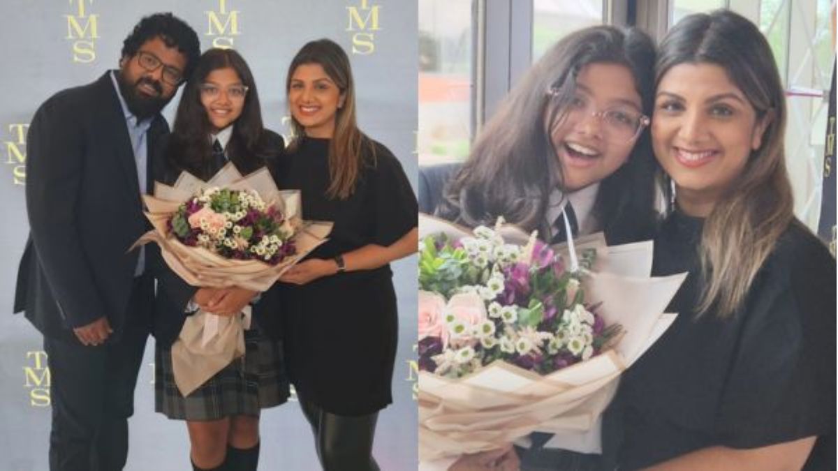 Actress Rambha Shares Photos From Her Daughter's Graduation Ceremony ...