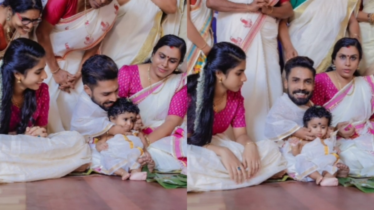 Actor Guinness Pakru Shared His Second Daughter Annaprashan Ceremony ...