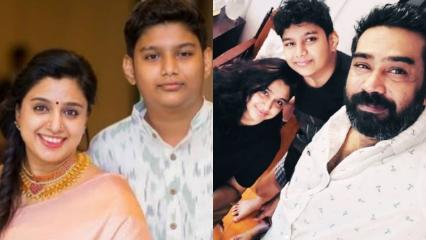 Actress Samyuktha Varma And Husband Biju Menon Son Daksh Dharmik Latest ...