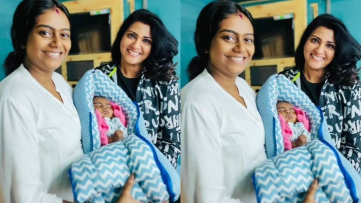 Actress Vani Viswanath Visited Serial Actress Anjali Sarath Family ...